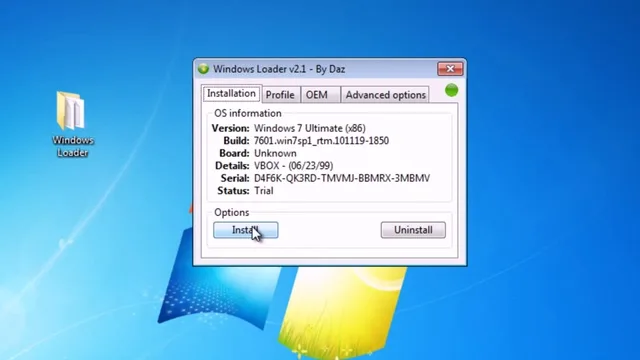 Windows loader store