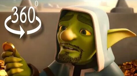 Clash Of Clans Goblin Wizard Animation in 360° VR - Смотреть онлайн в ...