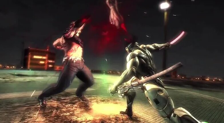 Metal Gear Rising_ Sam VS Armstrong Boss Fight DLC cutscene — Видео от ...