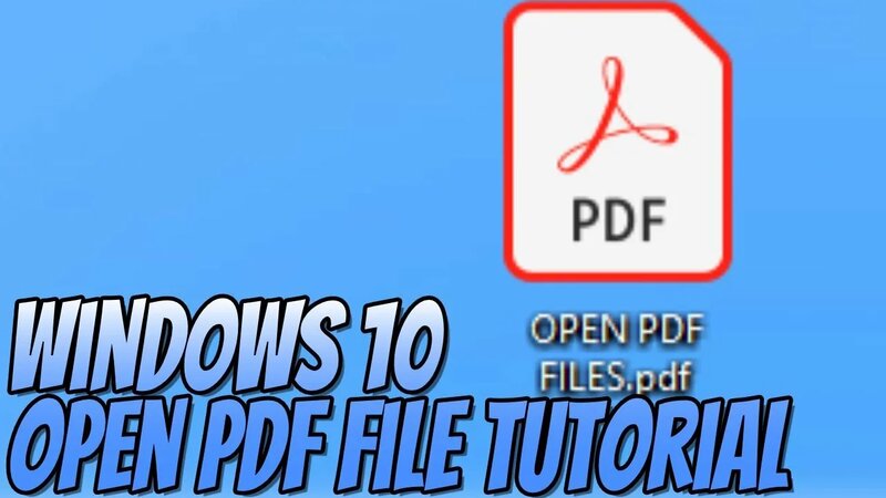 How To Open PDF Files In Windows 10 Tutorial | Install Adobe Acrobat ...