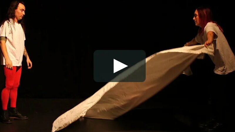 Secret Handshake, documentation of performance in theatre nu