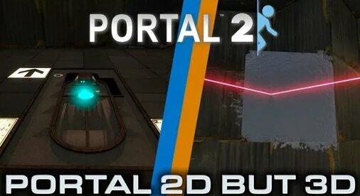Portal 2D but 3D - 01-18 части / Portal 2 | PavellGameChannel | Дзен ...