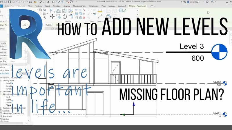 Adding New Levels, Missing Floor Plan or View Problem in Revit ...