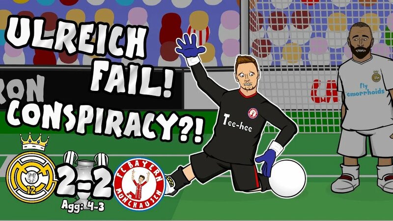 Ulreich Conspiracy?! FAIL! Real Madrid vs Bayern Munich 2-2 (4-3 2018 ...