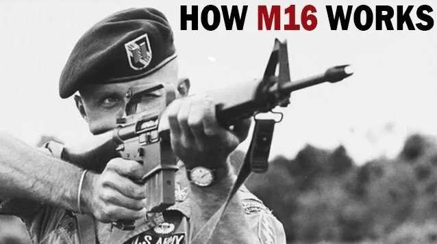How M16 Rifle Works | Xm16e1 | US Army Training Film | 1966 - Смотреть ...