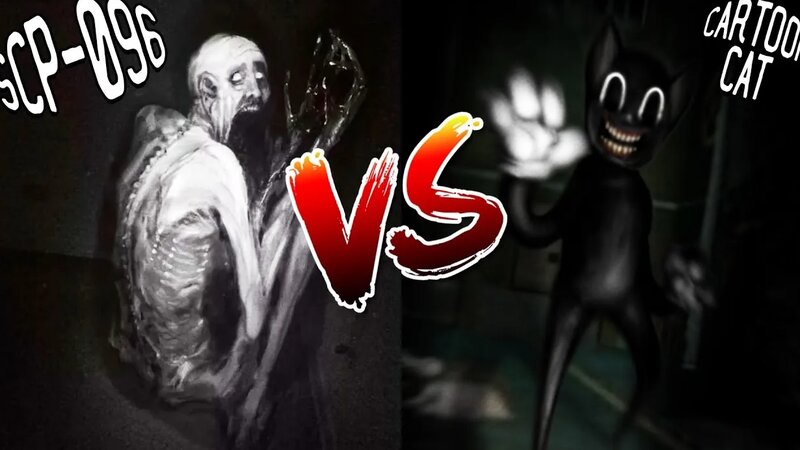 Скромник против Мультяшного КОТА в майнкрафт ! Битва SCP 096 VS Cartoon ...