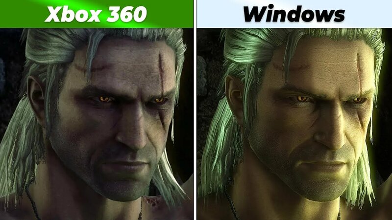 The Witcher 2 Assassins of Kings (2011) Xbox 360 vs Windows | Graphics ...
