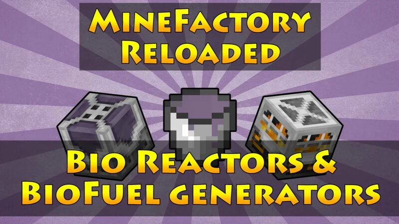MineFactory Reloaded - Bio Reactors & BioFuel Generators - Смотреть онлайн в поиске Яндекса по Видео