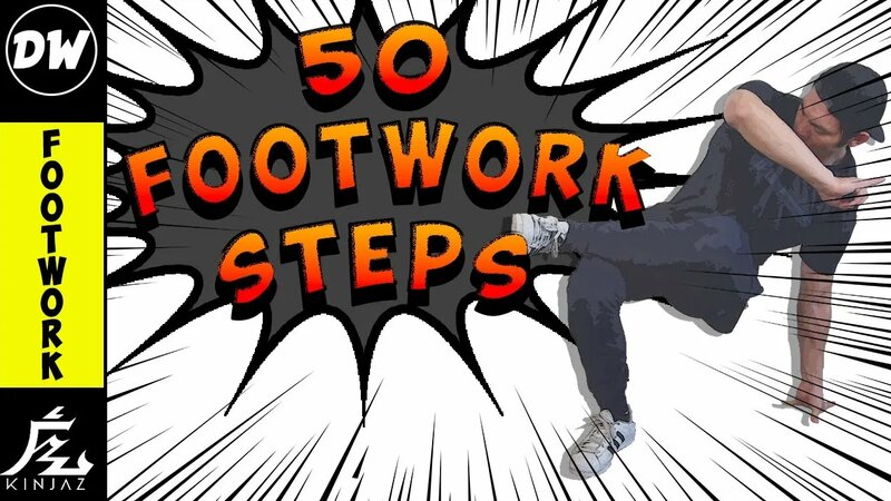 How To Breakdance | 50 Breakdance Footwork Steps and Variations Under 5 ...