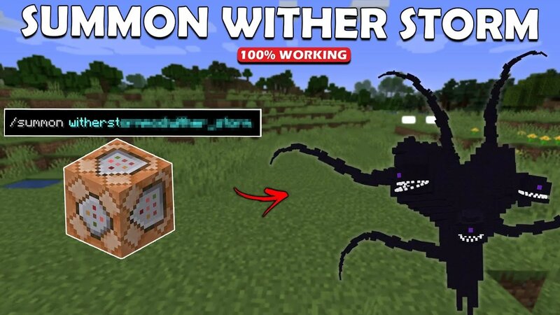 How to Summon Wither Storm in Minecraft (WITH Command Block ...