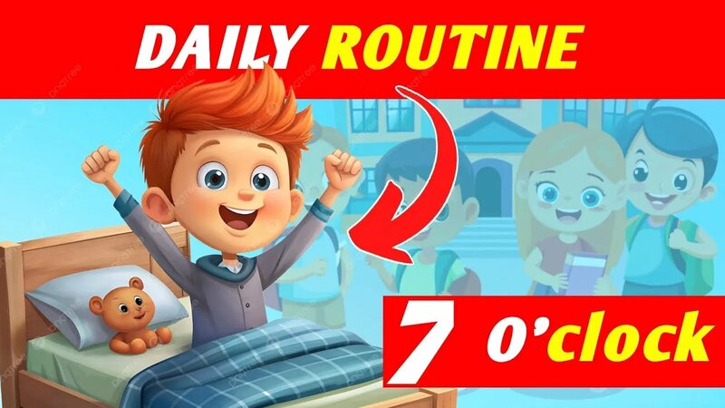 My Daily Routines for kids | learn everyday activities @atozkids05 ...