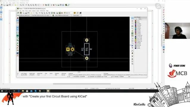 Create your first printed circuit board using KiCAD - Virtual ...