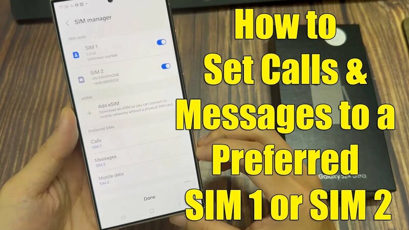 Samsung Galaxy S24/S24+/Ultra: How to Set Calls & Messages to a ...