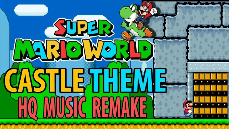 Super Mario World - Castle Theme [SNES] Remake HQ Music - Смотреть ...