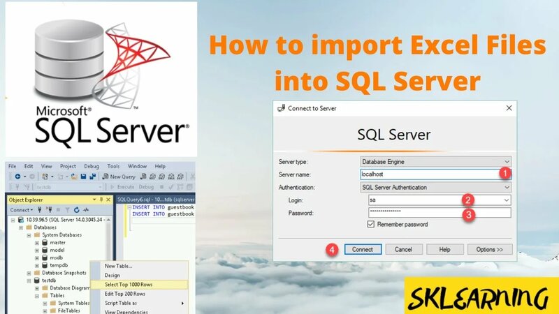 How to import Excel Files into SQL Server - Yandex Video aramada ...