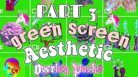 Green screen overlay tumblr aesthetic sticker