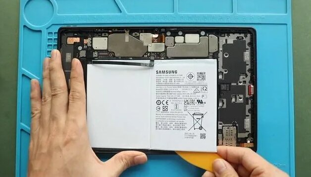 Samsung Galaxy Tab A7 10.4 T500 T505 Battery Replacement - Смотреть ...