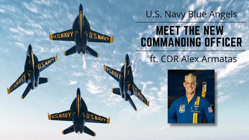 Meet the Blue Angels' NEW Flight Leader, Cdr. Alex Armatas - Смотреть ...