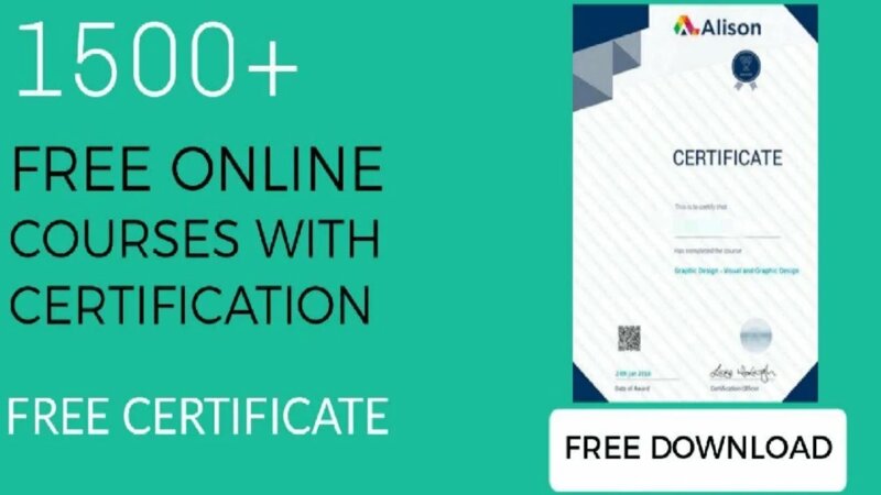 Alison- 100% Free Online Courses By Alison 2020|1500 + Free Online ...