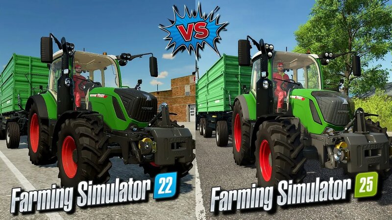 FS 25 VS FS 22 Сравним ДВЕ ИГРЫ / ГДЕ Лучше ? #fs22 #fs25 - Смотреть ...