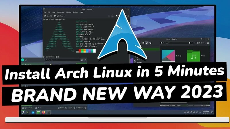 How To Install Arch Linux On Any PC or Laptop (FAST WAY) || NEW Arch ...