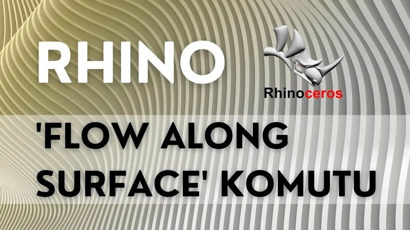 Rhino / V-Ray / Photoshop Eğitim Tutorial 002 | Flow Along Surface ...