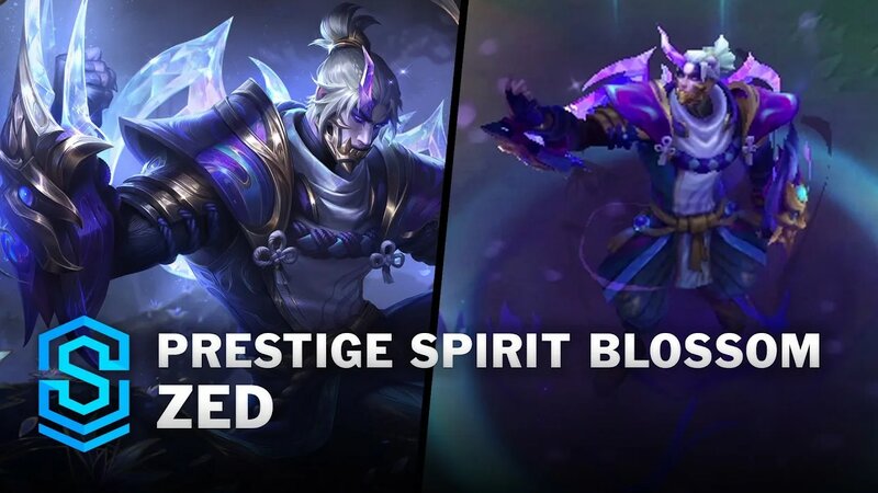 Prestige Spirit Blossom Zed Skin Spotlight - Pre-Release - PBE Preview ...
