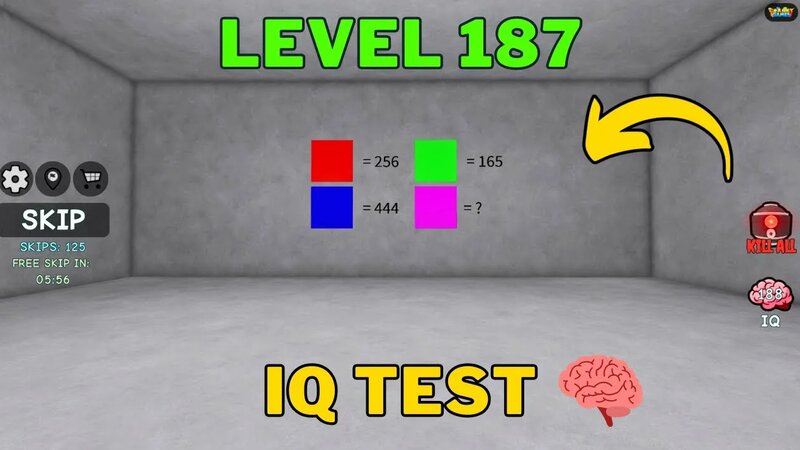 How To Solve Roblox IQ Test Level 187 | IQ Test Guide - Смотреть онлайн ...