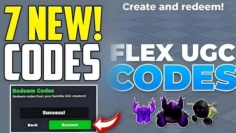 Free items flex UGC codes in 2025 - working codes for flex UGC - UGC ...