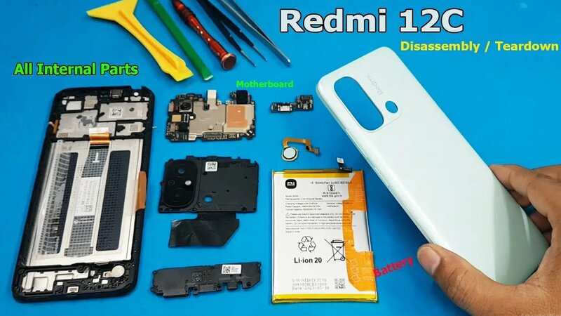 Redmi 12C Disassembly || Redmi 12C Teardown | How to Open Redmi 12C ...