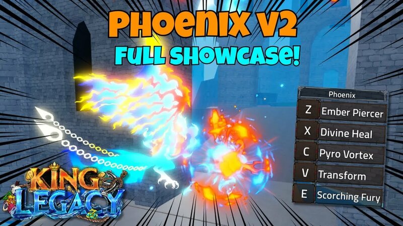 NEW Phoenix Awakening ** FULL Showcase | King Legacy Update 8 ...