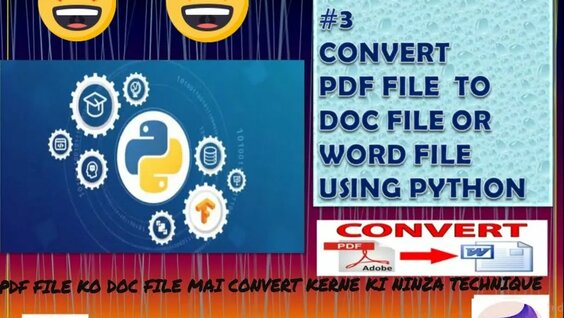 python convert doc to docx: 963 video Yandex'te bulundu