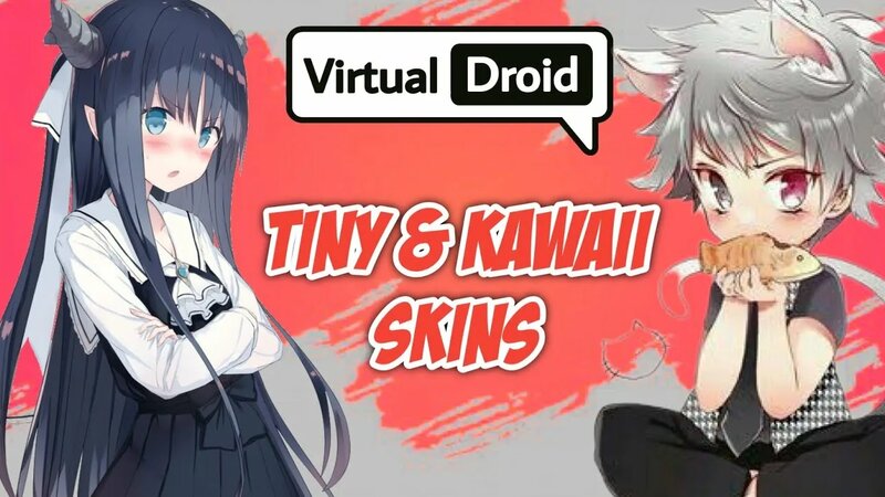 Virtual Droid 2 Tiny Skins | Cute Kawaii Virtual Droid 2 Skins | Skin ...