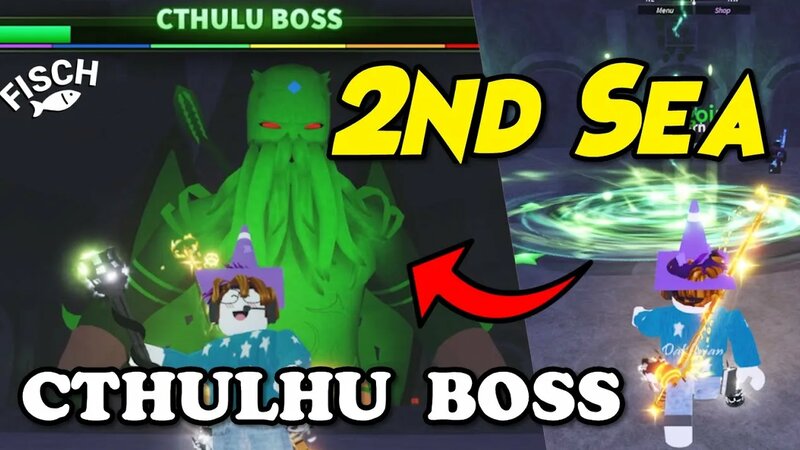Fisch 2nd Sea Update Cthulhu Boss Fight | How to Get to Second Sea 2 ...