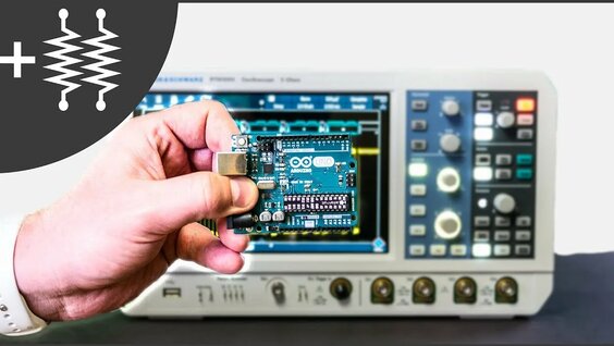 Learn Oscilloscope Basics with an Arduino Uno and Rtm3004 | AddOhms #28 ...