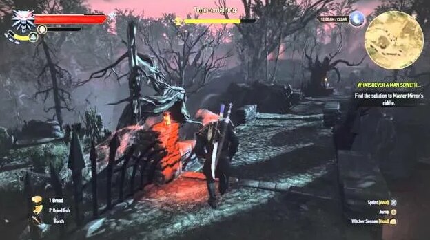 The Witcher 3 Hearts of Stone - How To Solve Master Mirror's Riddle ...