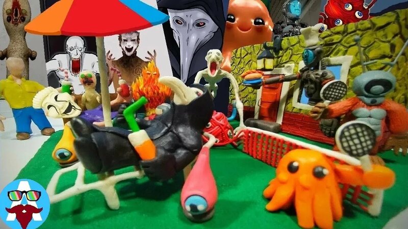 SCP Пикник НА Заднем Дворе | Лепка диорамы из пластилина | #Avipi ...