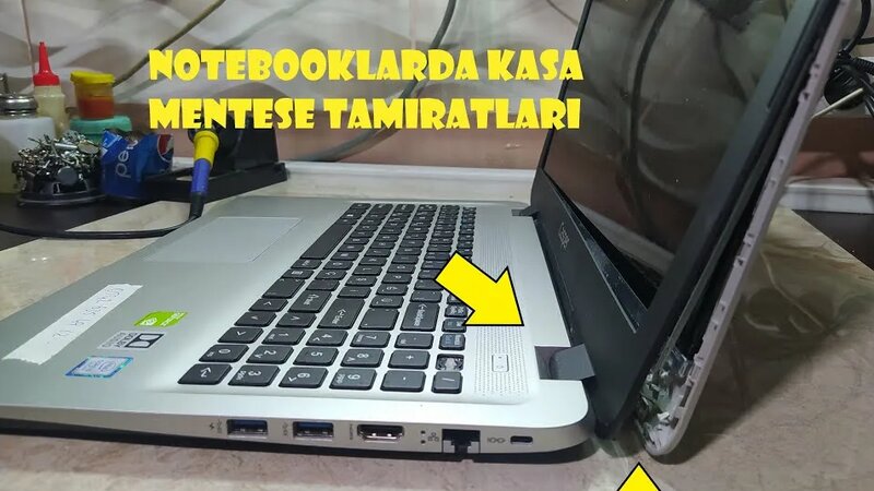 Casper nirvana C600 kasa menteşe kirilmasi tamirati onarimi, casper ...