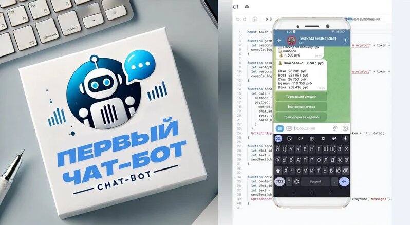 Мой Первый Чат-бот: Создаем Телеграм Бота с Нуля (Бесплатно / Без Серверов)— Видео от SheetBot ...