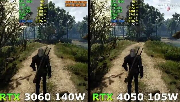 RTX 3060 vs RTX 4050 Laptop - Gaming Test - How Big is the Difference ...