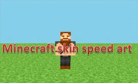 Minecraft skin speed art-Muscular dwarf