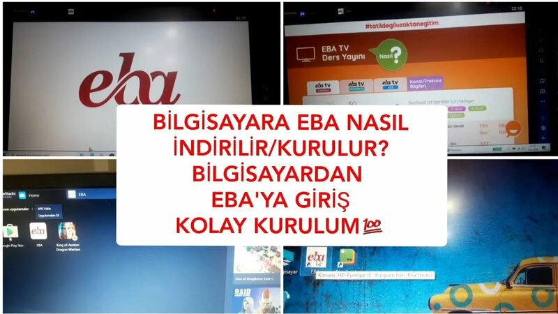 Bilgisayara Eba Nasıl Yüklenir? İndirilir? Bilgisayara EBA Kurulumu
