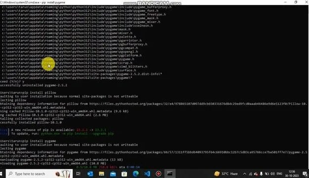 fix no module named python|install pip in python|pygame|pillow ...