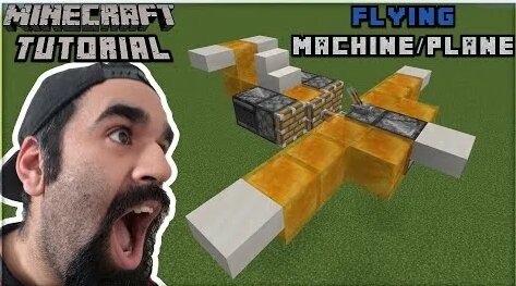 Minecraft Flying Machine Plane Tutorial | Quick, Easy! | #12 - Yandex ...