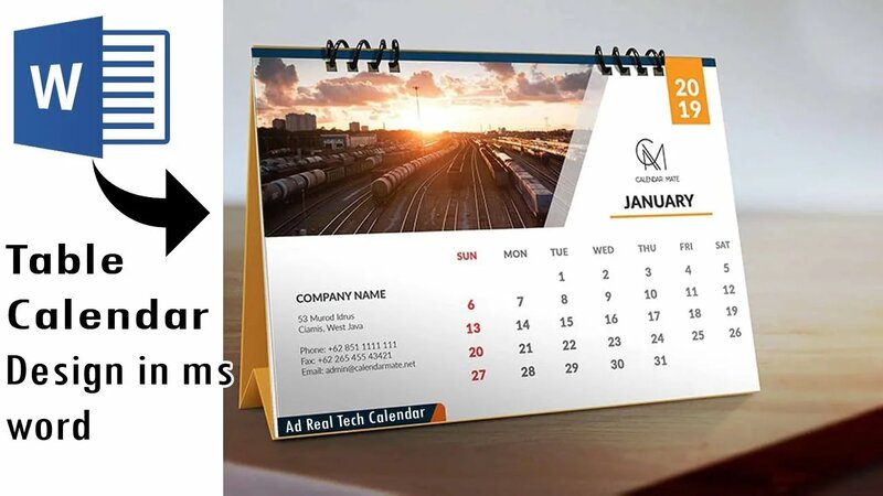 Calendar part 3 | How to make table Calendar Design in ms word | Ad ...