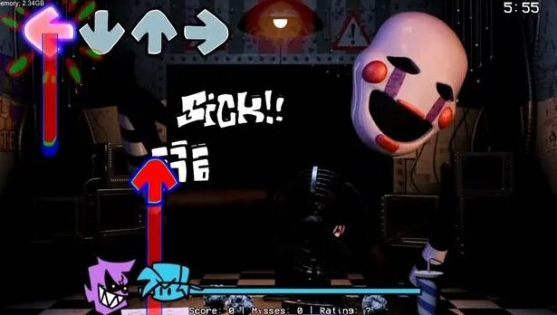 Boned, but with sprites (WIP 2) | bite fnaf 2 MIX [fnf] - Смотреть ...