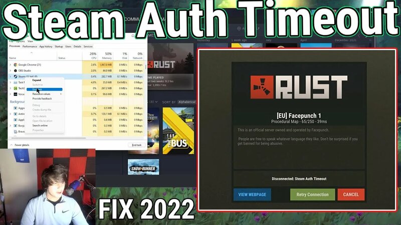 Rust Steam Auth Timeout *FIX* 2023 (EAC Disconnect) - Yandex Video ...