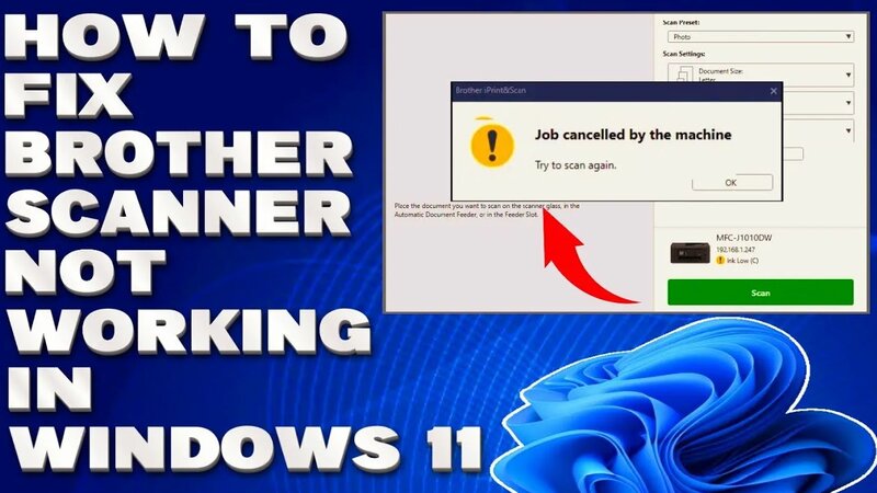 How To Fix Brother Scanner Not Working in Windows 11 [Solution ...