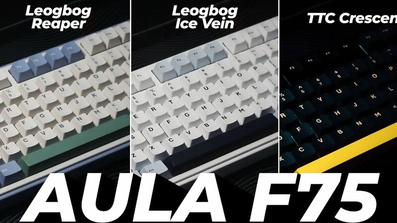 TTC Crescent vs Leobog Ice Vein vs Reaper Switch | Aula F75 Switch ...