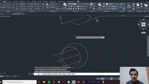 Autocad çizim örnekleri #4 autocad 2021 - çizim | öğrenme garantili ...